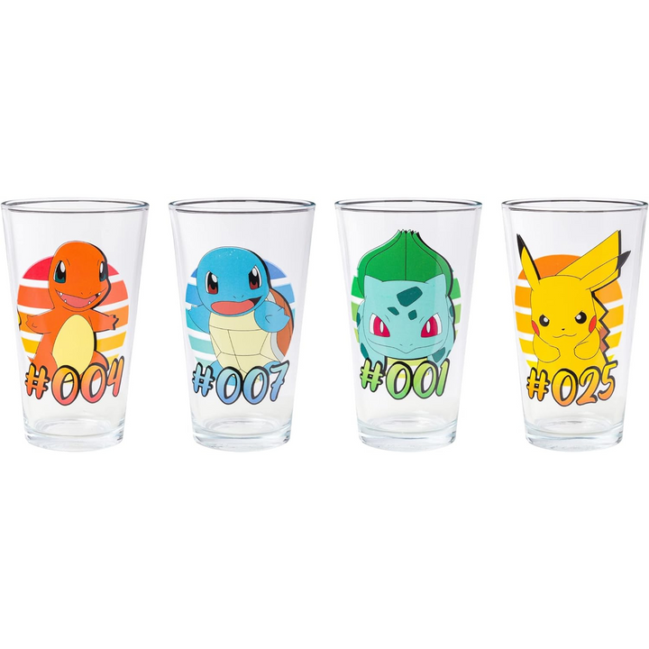 Pokemon Original Starters Charmander, Squirtle, Bulbasaur, and Pikachu ...