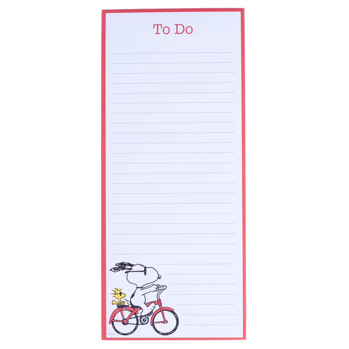 Peanuts™ Snoopy and Woodstock on Bike Magnetic Notepad – Steve's Hallmark