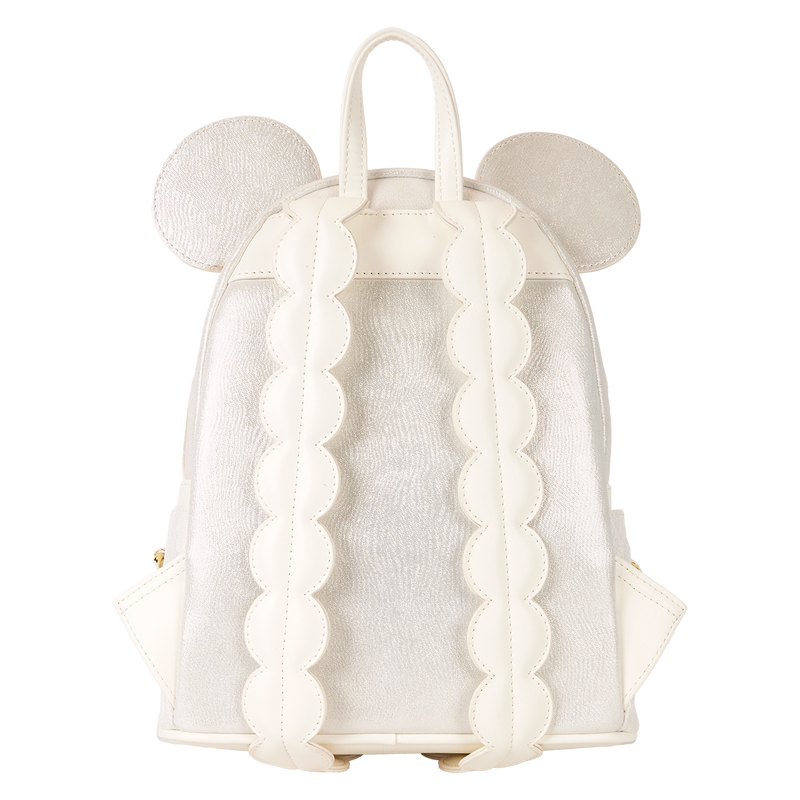 Loungefly Minnie Mouse Iridescent Lace Wedding Mini Backpack – Steve's ...