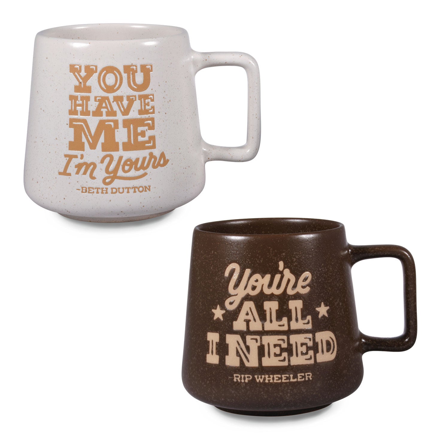 Hallmark Yellowstone Beth Dutton and Rip Wheeler Mugs, Set of 2 – Steve ...