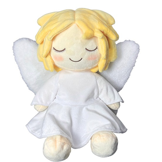 Bed Time Angel Microwavable and Coolable Warm Pals Stuffed Plush Doll ...
