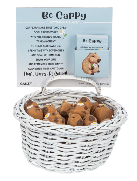 Be Cappy Capybara Token Charm 1.3" – Steve's Hallmark