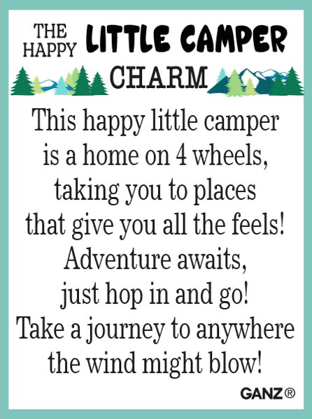 Happy Little Camper Token Charm – Steve's Hallmark