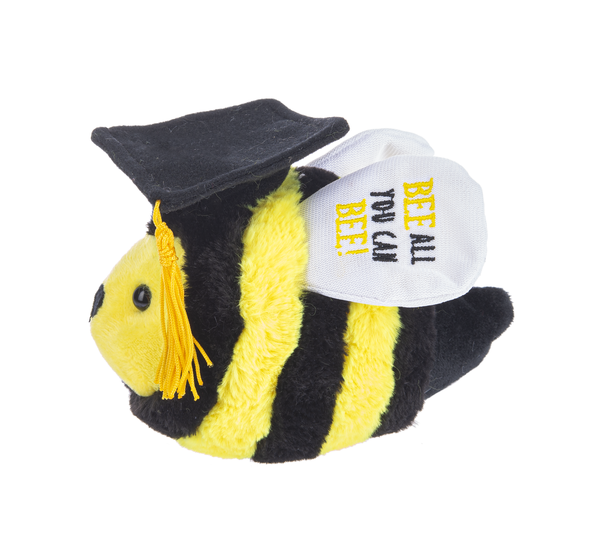 Bee All You Can Bee Graduation Stuffed Plush 6" – Steve's Hallmark