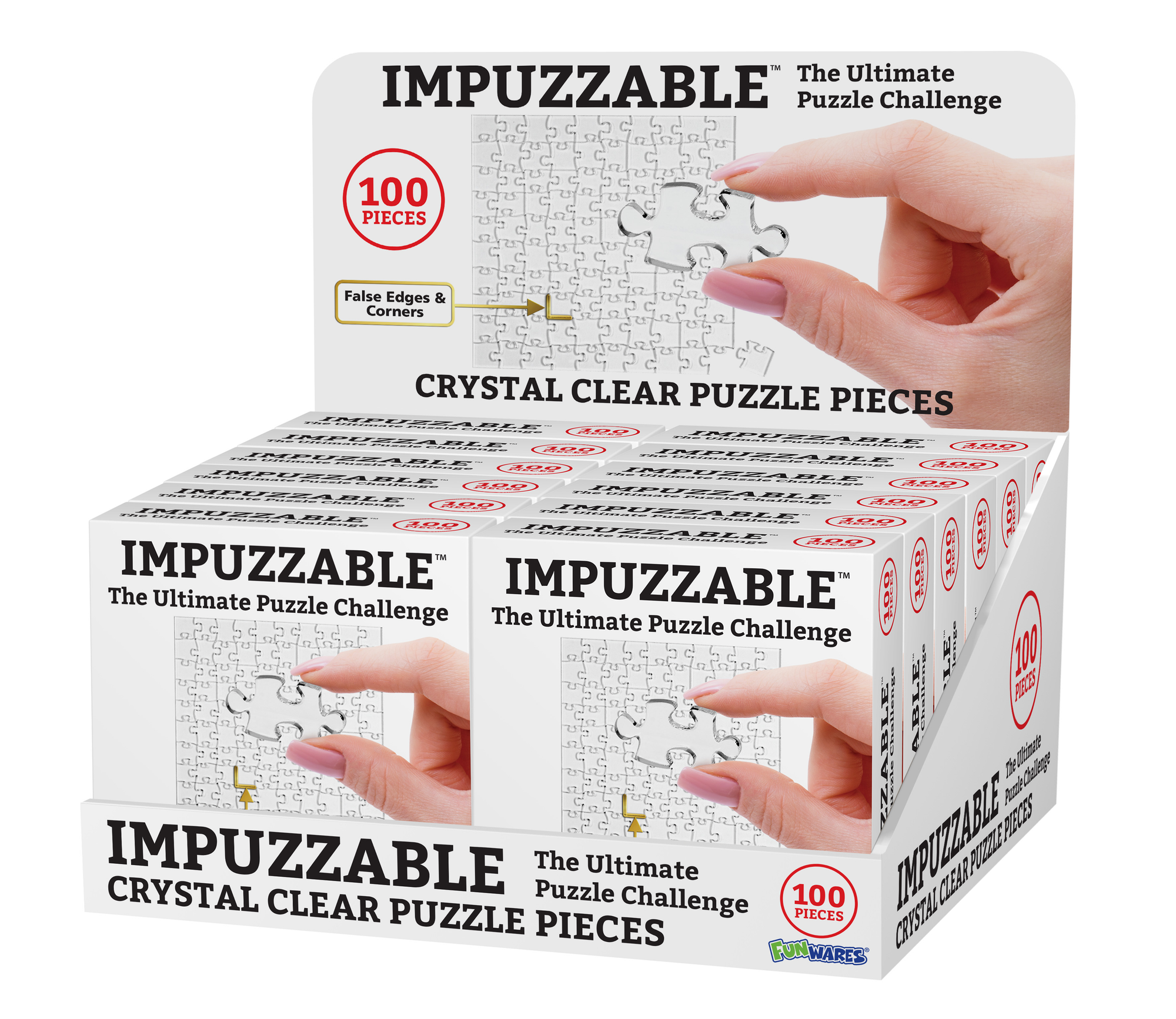 Crystal Clear Impuzzable The Ultimate Challenge 100-Piece Puzzle ...