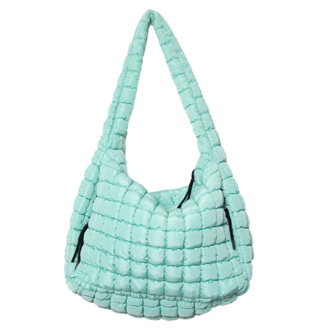 Katydid Oversized Quilted Hobo Tote Bag - Mint – Steve's Hallmark
