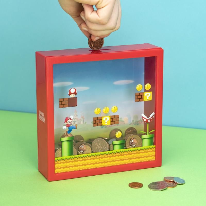 Super Mario Arcade Money Box – Steve's Hallmark