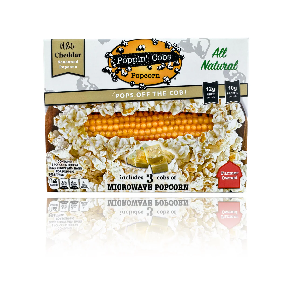 Popcorn on the Cob 3-Pack with White Cheddar Seasoning – Steve's Hallmark