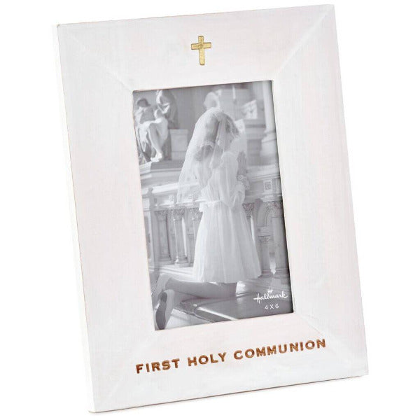 Hallmark First Holy Communion Wood Frame 4×6 – Steve's Hallmark