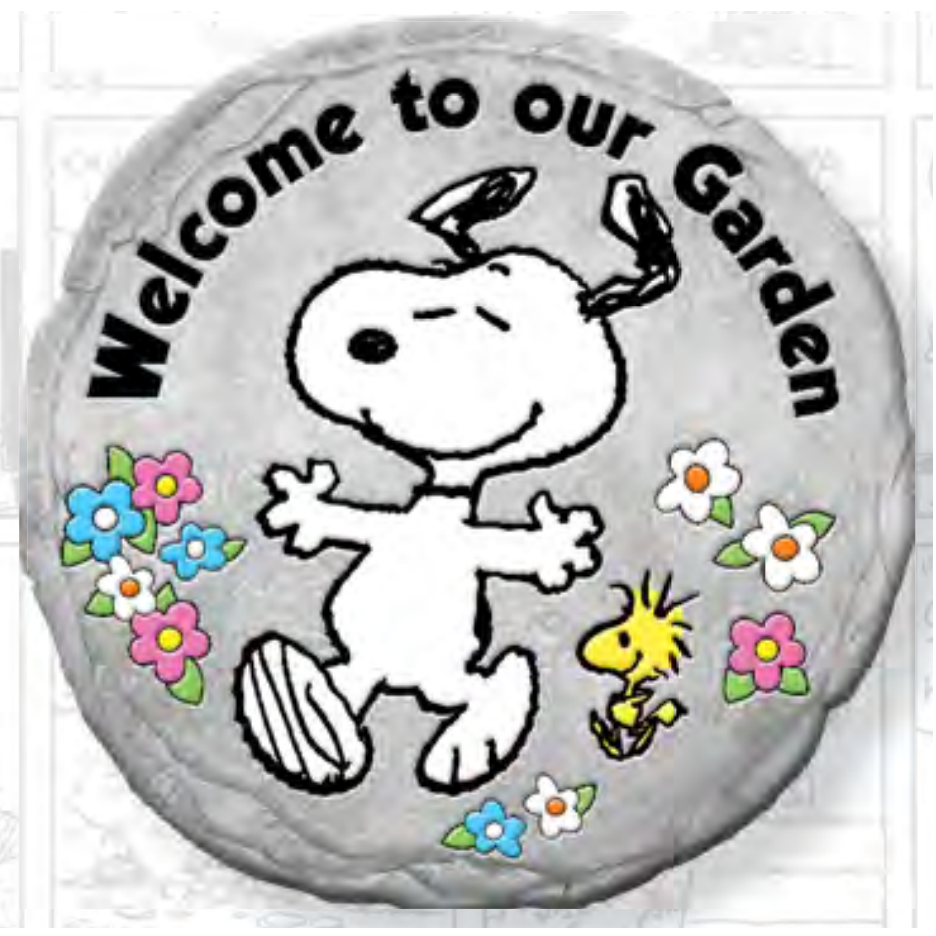 Snoopy and the Peanuts Gang Welcome to Our Garden Stepping Stone ...