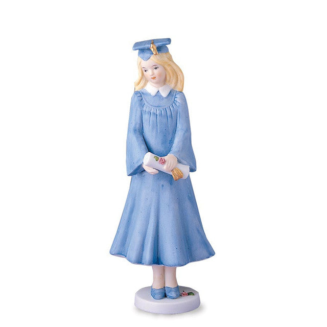 Enesco Growing Up Girls Collection Blonde Graduate Figurine – Steve's ...
