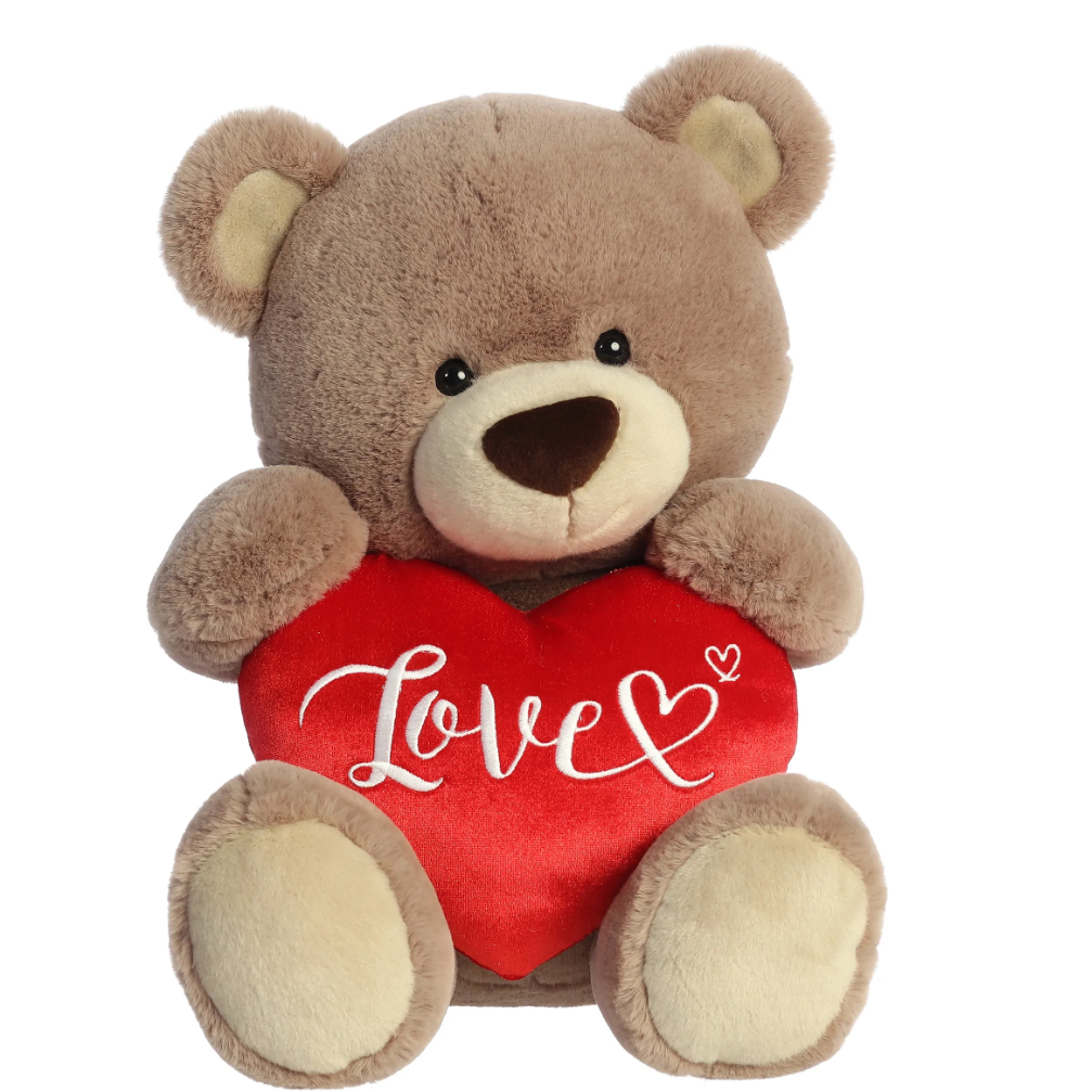 18" Love Brown Bear Plush Stuffed Animal – Steve's Hallmark
