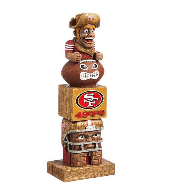 San Francisco 49ers Tiki Totem Garden Statue – Steve's Hallmark