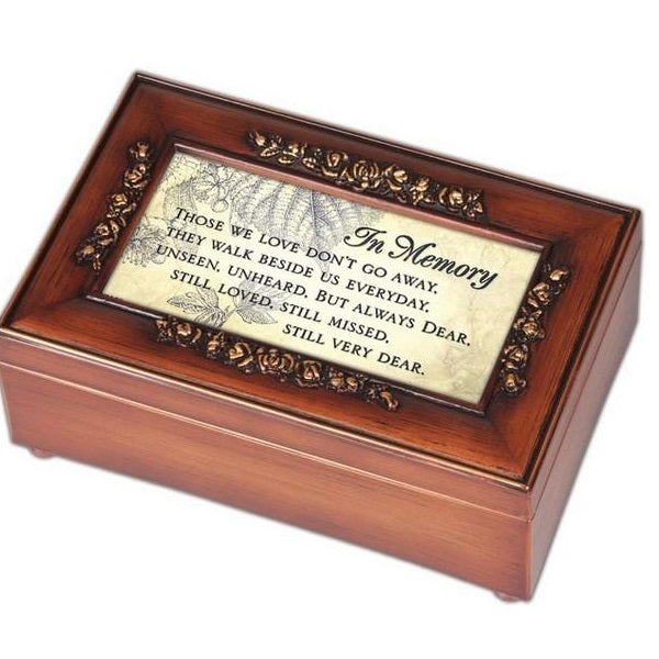 In Memory Sympathy Bereavement Jewelry Music Box Plays Wind Beneath My ...