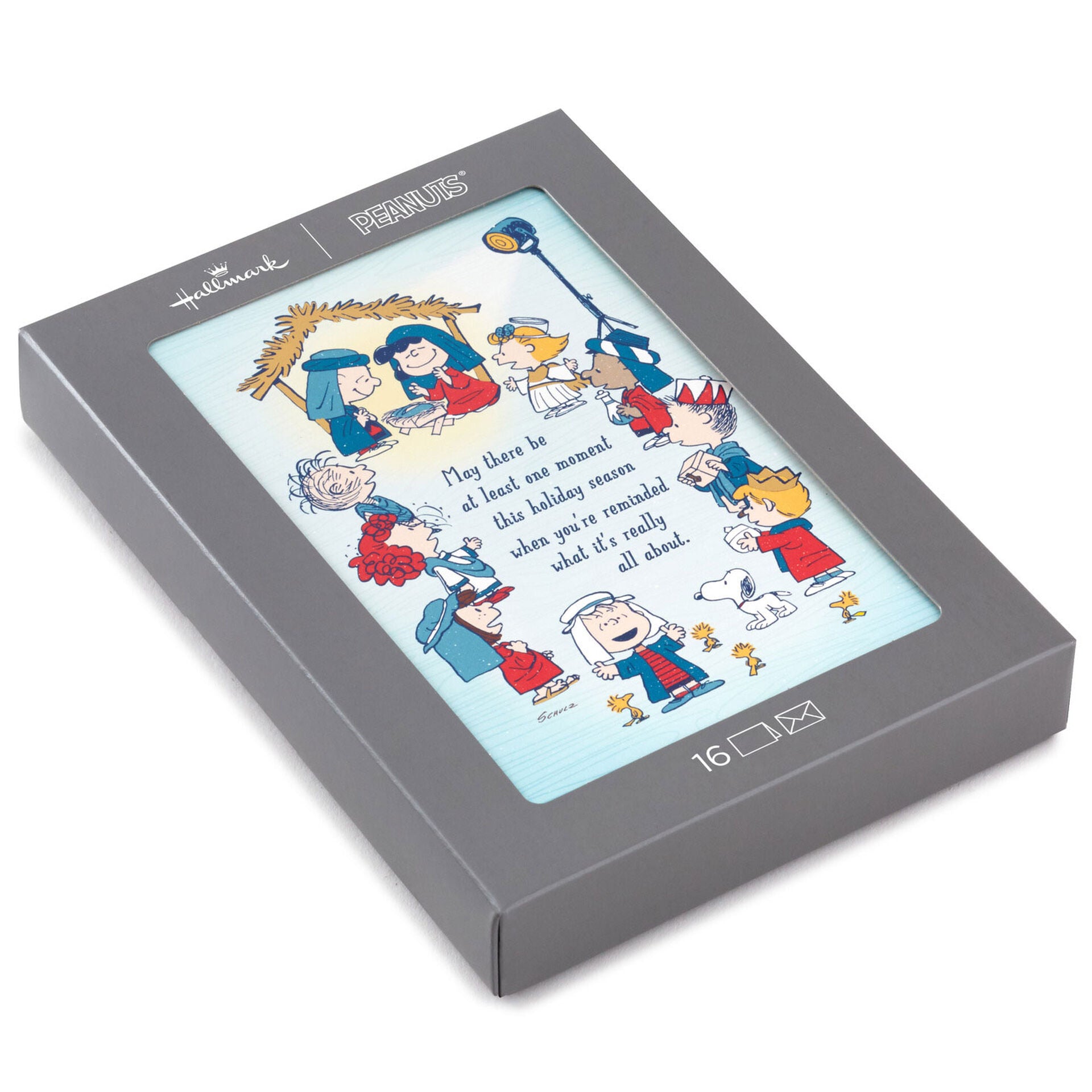 Hallmark Peanuts® Christmas Pageant Boxed Christmas Cards, Pack of 16 ...