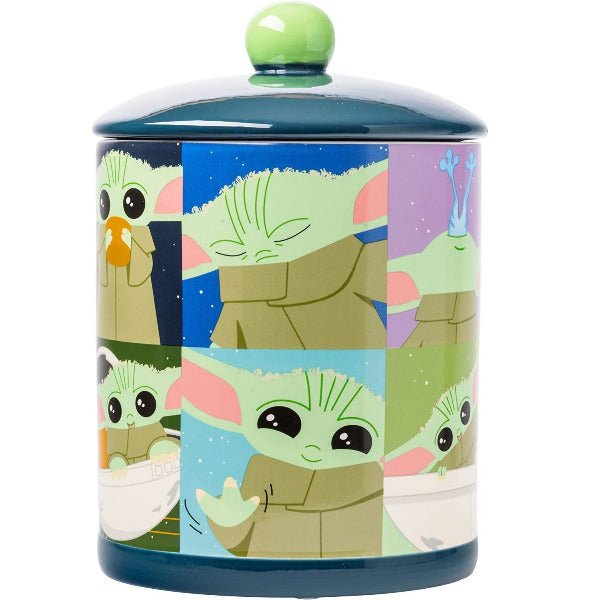 Star Wars Mandalorian the Child Baby Yoda Grogu Ceramic Cookie Jar 10 ...