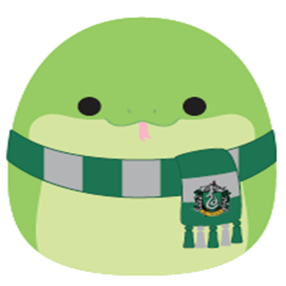 Squishmallow Harry Potter Slytherin Snake 10" Stuffed Plush by Kelly T ...