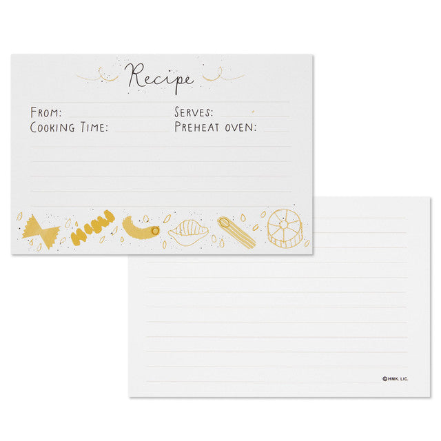 Hallmark Pasta Recipe Cards, Pack of 36 – Steve's Hallmark