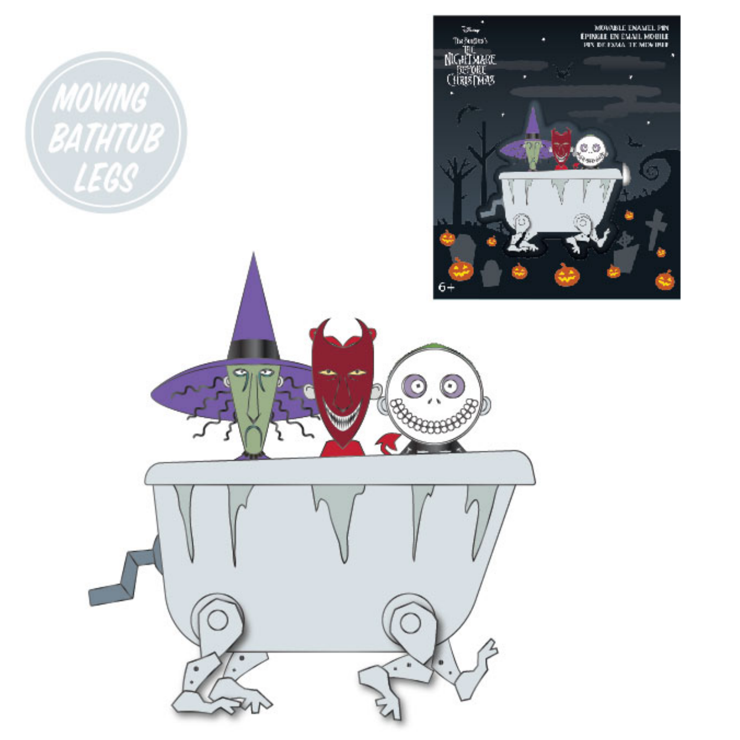 Loungefly Disney Tim Burton's The Nightmare Before Christmas Lock Shoc ...