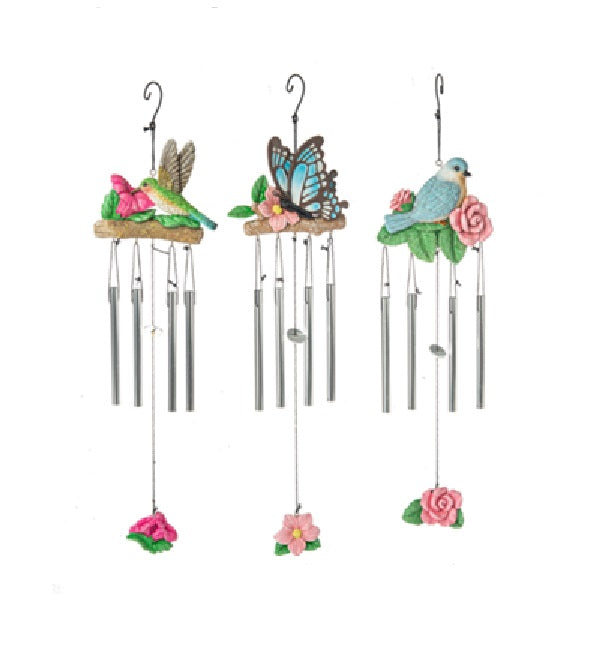Garden Windchime with Butterfly, Hummingbird or Blue Bird – Steve's ...