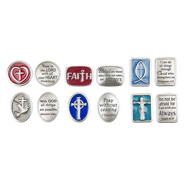Encouraging Scripture Verses Prayer Token Charm – Steve's Hallmark