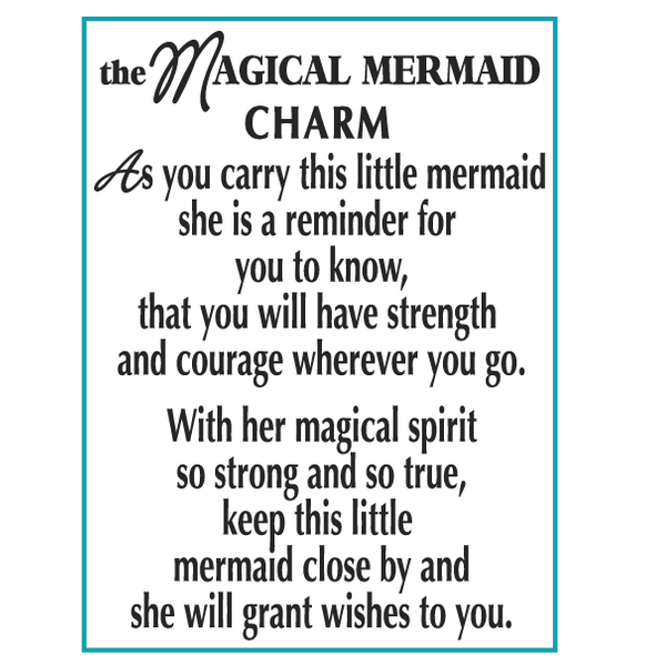 Magical Mermaid Token Charm – Steve's Hallmark