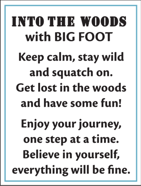 Into the Woods Big Foot Token Charm – Steve's Hallmark