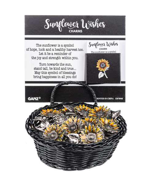 Sunflower Wishes Token Charm – Steve's Hallmark