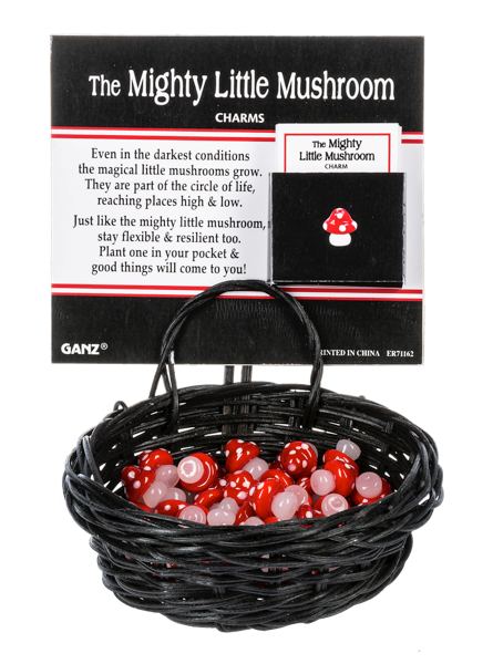 The Mighty Little Mushroom Glass Token Charm – Steve's Hallmark