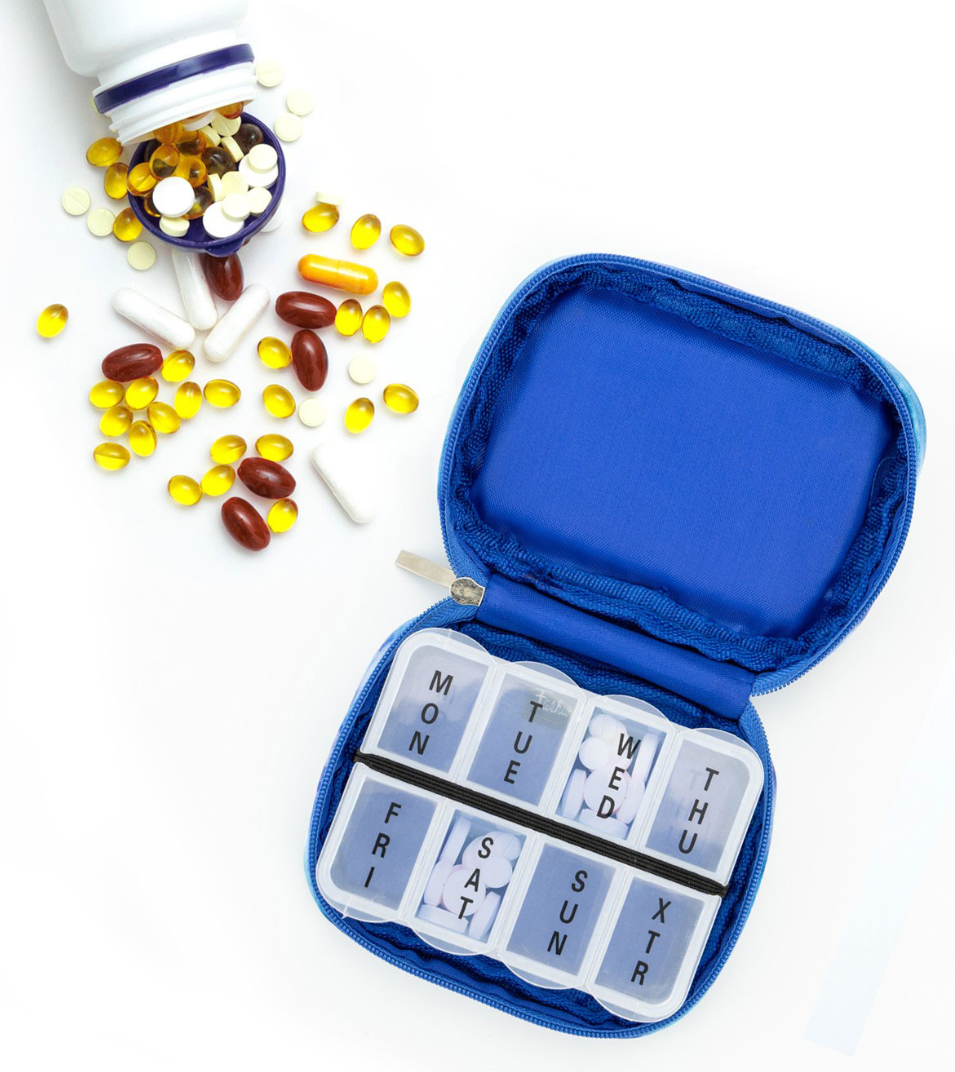 Blue Cloud Pill & Vitamin Case – Steve's Hallmark