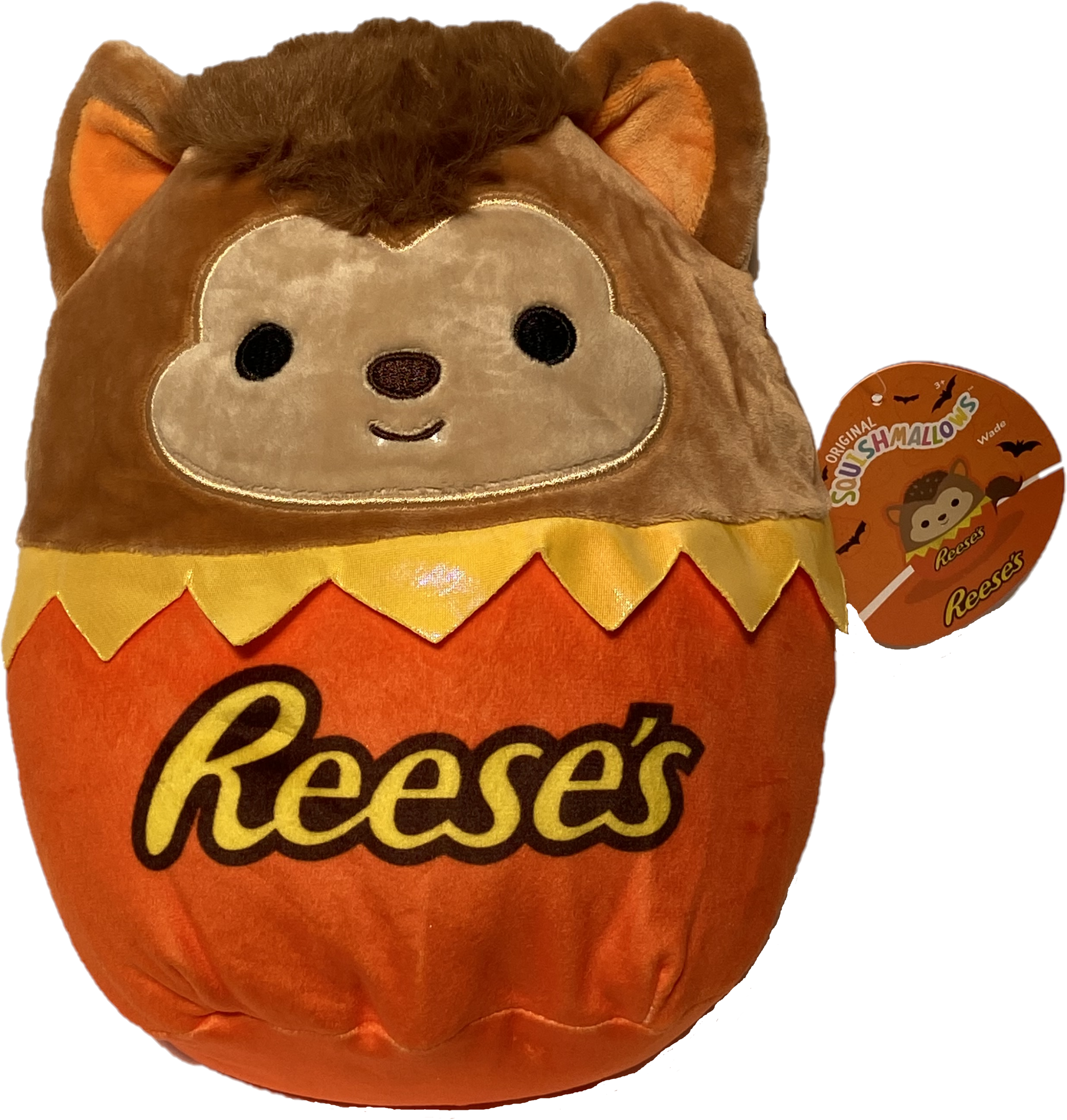 Halloween Squishmallow Werewolf in Reese's Peanut Butter Cup 10" Stuff ...
