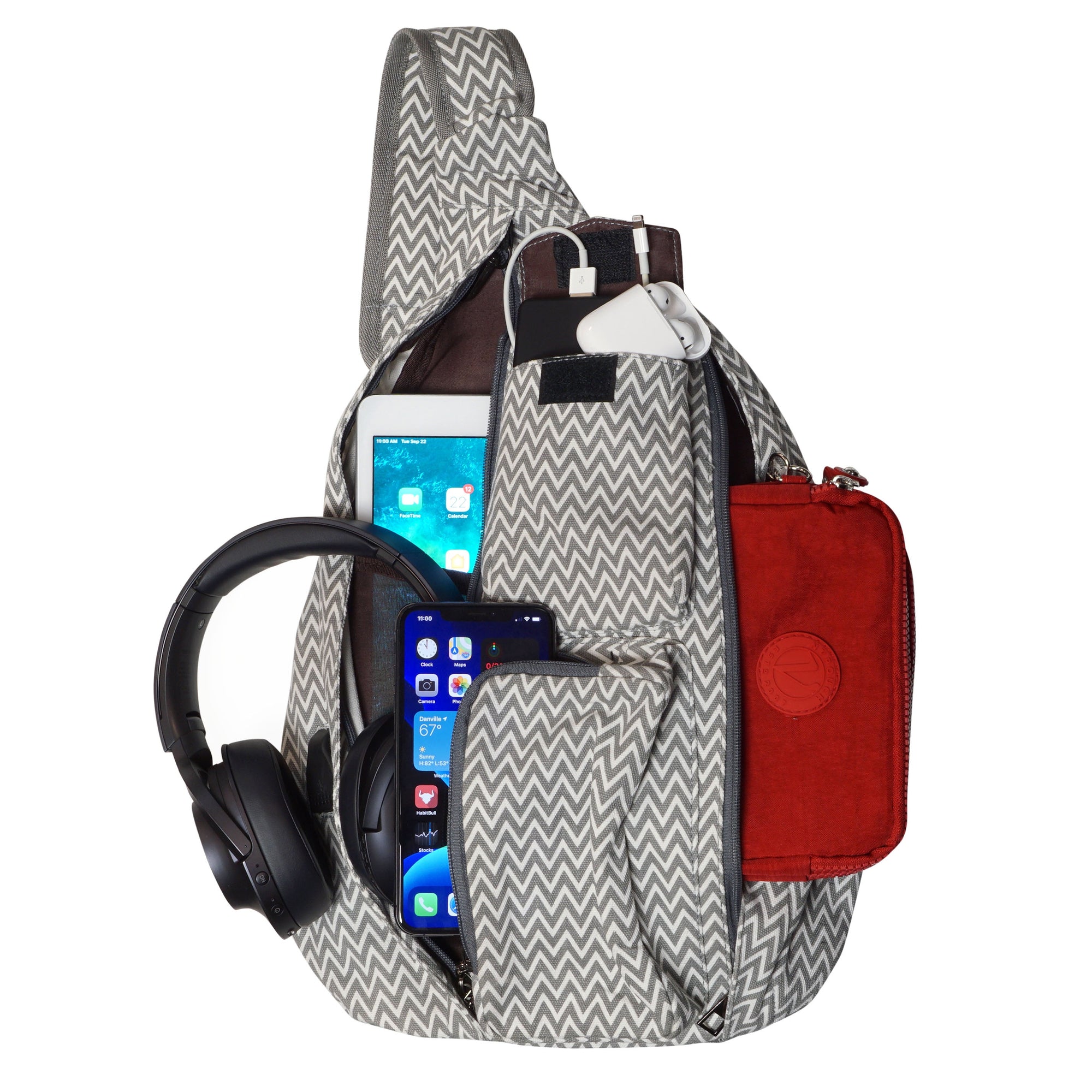 Soho Collection Gray Anti-Theft Rucksack Backpack by NuPouch – Steve's ...